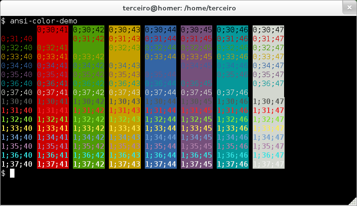 Vac o Carga Nylon Ascii Color Codes Interfaz Chupar Tratar Con
